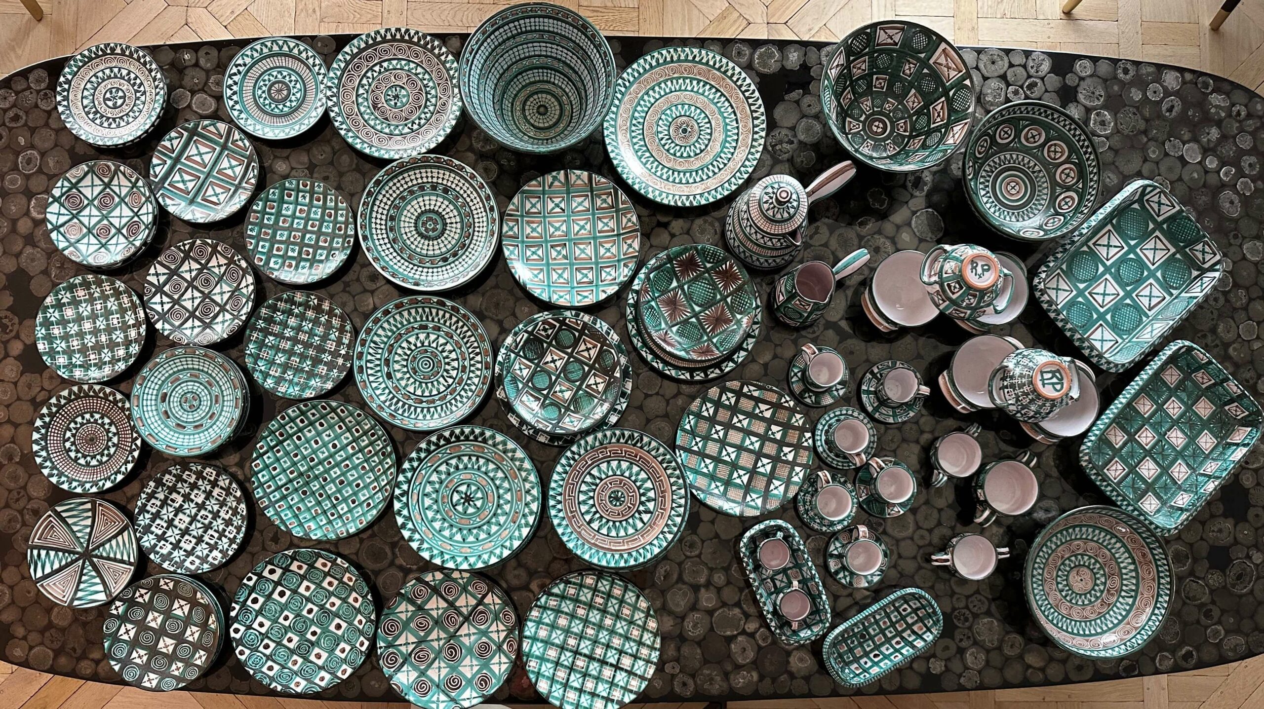 Partie de service de table-Robert Picault - Pascale Vilain